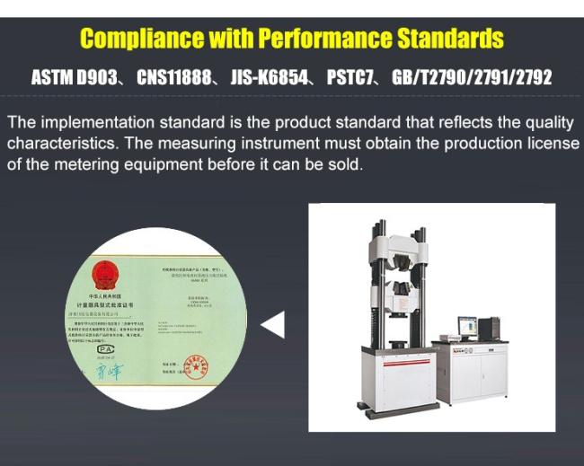Close-up of testing machine components