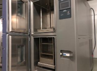 China Liyi 2 Zones High Low Temperature Fast Change ESS Chamber Thermal Shock Test Cabinet for sale