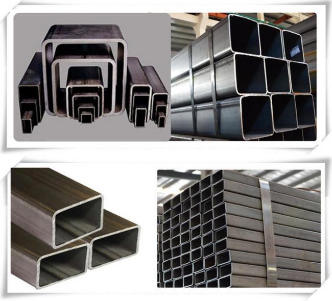 Galvanized steel/gi rectangular hollow section weight/carbon steel pipe price