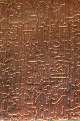 Cina 304 4' x 8' hanno modellato la costruzione di navi decorativa dello strato dell'acciaio inossidabile di colore in vendita