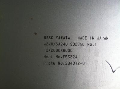 Chine S32760 duplexent la plaque d'acier/tuyau/barre/bande à vendre