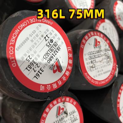 China 80mm Stainless Steel Round Bar Solution Annealed 1.4404 SS316L S31603 for sale