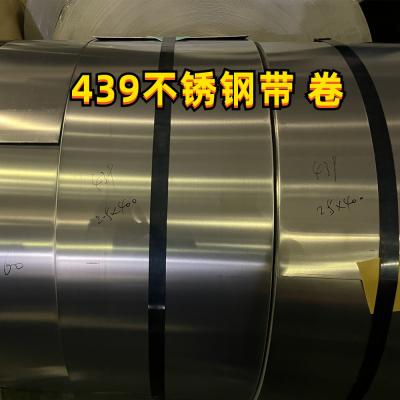 China DIN1.4509 S43035 Stainless Steel Coil Strip 2D Surface 1.0*142mm Used For Weld Pipe for sale