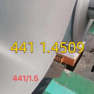 중국 Aisi 441 1.4509 0.8 mm 스테인리스 스틸 2D 표면 1220*2440mm 자동차 산업용 판매용