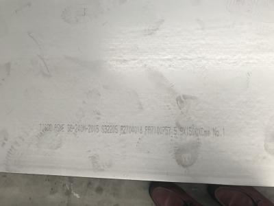 China Het S31803s32205 Roestvrije staal plateert Warmgewalste 0,5 - 20mm Dikte Te koop