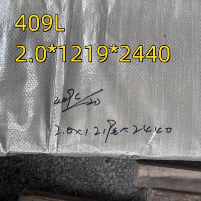 중국 등급 409L 1.4510 냉불 스테인리스 스틸 시트 0.5-3mm 2B 2D 완성 SUH409L 판매용