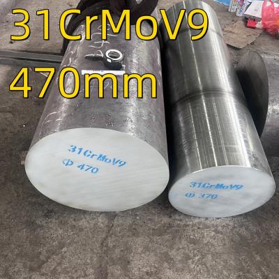China Nitriding Steel Round Bar D 470 mm Material 1.8519  31crmov9 Qt Forged Steel Soild Rod for sale