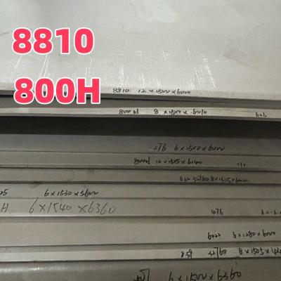 China Incoloy 800H Plate Nickel Iron Chromium Alloy NICROFER 3220HP/ASTM B409 Uns NO N08810 Plate for sale