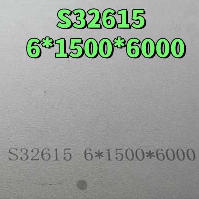 China ASTM A240  UNS S32615 Stainless Steel Plate  6*1500*6000mm  Hot Rolled NO 1 Surface for sale