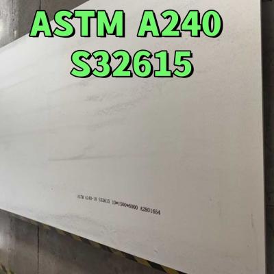 China ASTM A240 UNS S32615 Hot Rolled Stainless Steel Plate 10*1500*6000mm  NO 1 Surface for sale