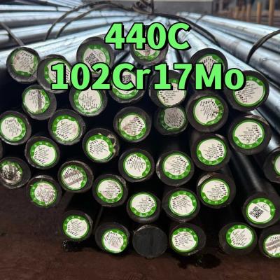China Stainless Steel Material  DIN 1.4125 X105CrMo17 Hot Rolled  AISI 440C SUS440C Round Bar for sale