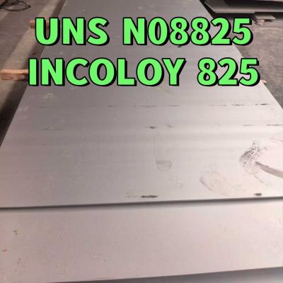 China UNS N08825 (INCOLOY 825) DIN W. Nr. 2.4858 Nickel Alloy Steel Plate/Shell  6*1500*6000mm for sale