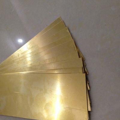 Cina Spessori 0,3 - 60.0mm del grado UNS C28000 C27000 C26800 C26000 del piatto dello strato d'ottone in vendita