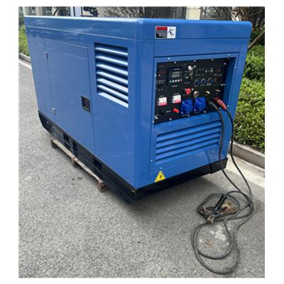 China 260A 280A 400Amps liquid cooling engine welder diesel generator welding machine with IGBT transistors control for sale