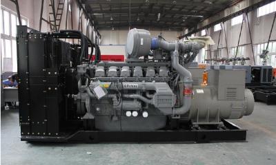 China Van het diesel van de netsynchronisatie de parallelle 1250kva perkins motor generator1mw 24V gelijkstroom begin Te koop