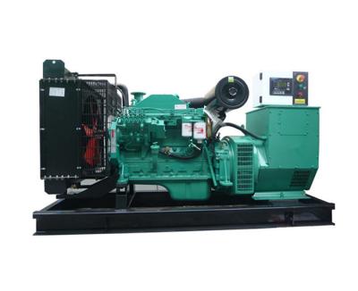 China 50Hz Soundproof 75kw cummins diesel generator power synchronizing panel ATS for sale