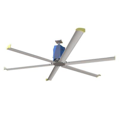 China Low Power Large Warehouse Industrial Ceiling Fan Factory 24'' HVLS , 53rpm Speed for sale