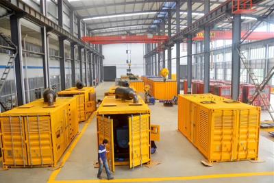 China 1mw 1250kva Perkins Diesel Generator 40ft Marine Containerized for sale