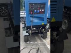 Saldatura diesel a motore a 40 CV, generatore a corrente continua 400    450 APMS 80% ciclo di lavoro