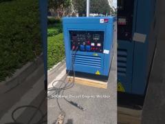 De Elektrische Booglasser Genset Diesel Generator Mobile Trolley 450A 500Amp van gelijkstroom Met motor