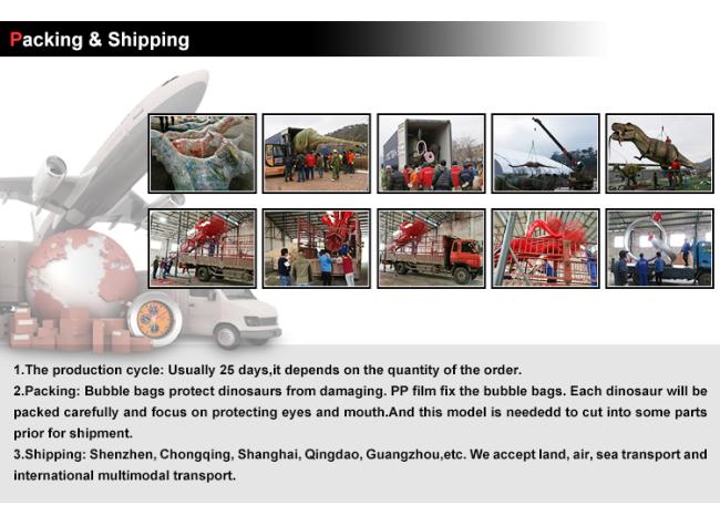 Realistic Velociraptor Costume - Theme Park Setting