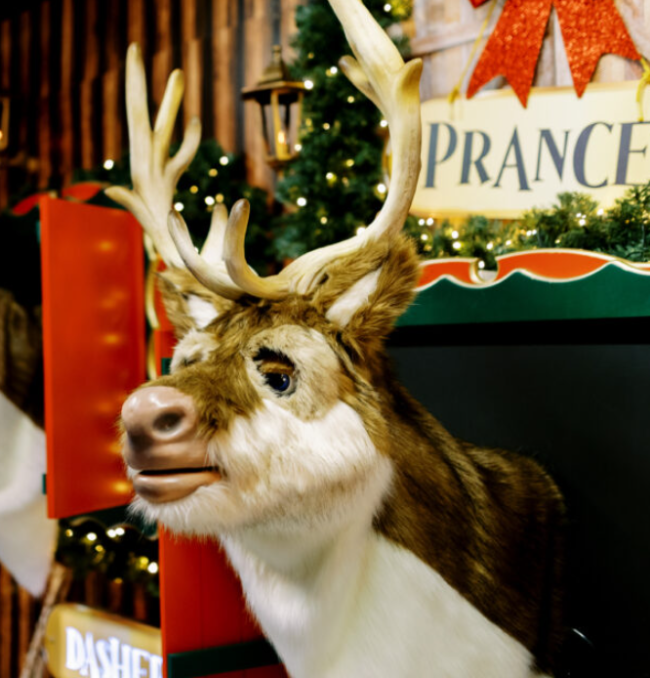Realistic Singing Reindeer Head product image