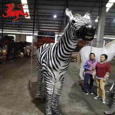 China Manual Control Realistic Animatronic Zebra Customized Available for sale