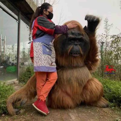 Cina Costume da gorilla per adulti Costume da gorilla realistico per parco a tema in vendita