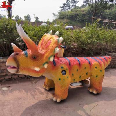 China 220V Animatronic Dinosaur Ride Children Age Speed Adjustable for sale