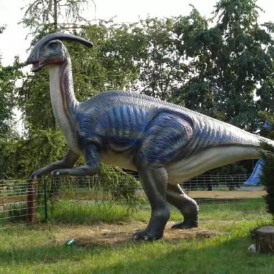 Cina Parco a tema Dinosauro Animatronic realistico Parasaurolophus con movimento e suono in vendita