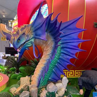 China Mechanical Animatronic Dragons Waterproof Theme Park Dinosaur for sale