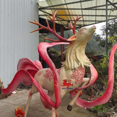 중국 Customizable Realistic Animatronics Chinese Mythology Animal  Pi Jiu 판매용