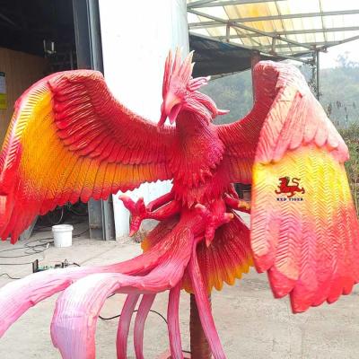 중국 Chinese Ancient Animatronic Creatures With Motion Sound Customization - Zhongming Niao 판매용