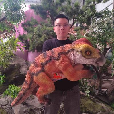 China Amusement Park Products Robotic Animatronics Baby Realistic Iguanodonte Puppet for sale