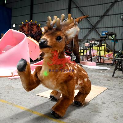 중국 새로운 현실적인 애니마트론 리모컨 걷기 로봇 동물 사슴 로봇 개 판매용