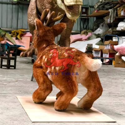 중국 새로운 현실적인 애니마트론 리모컨 걷기 로봇 동물 사슴 로봇 개 판매용