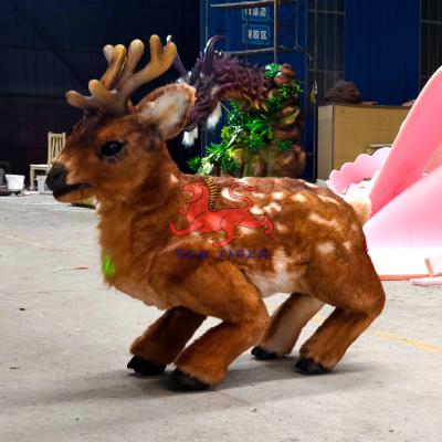 중국 새로운 현실적인 애니마트론 리모컨 걷기 로봇 동물 사슴 로봇 개 판매용