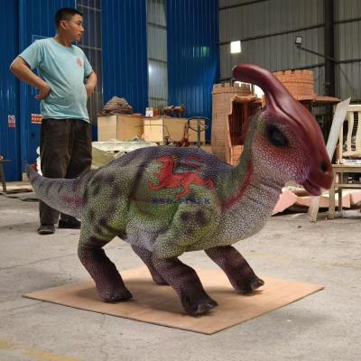 중국 새로운 현실적인 애니마트로닉 리모컨 걷기 로봇 공룡 패러사우롤로푸스 로봇 개 판매용