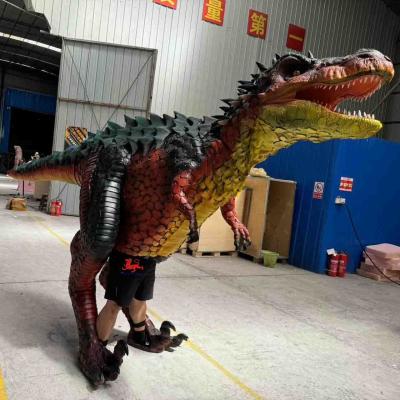 Cina Statua di dinosauro Velociraptor a grandezza naturale personalizzata per parchi a tema in vendita
