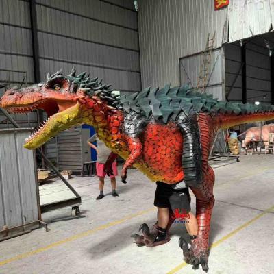 Cina Statua di dinosauro Velociraptor a grandezza naturale personalizzata per parchi a tema in vendita