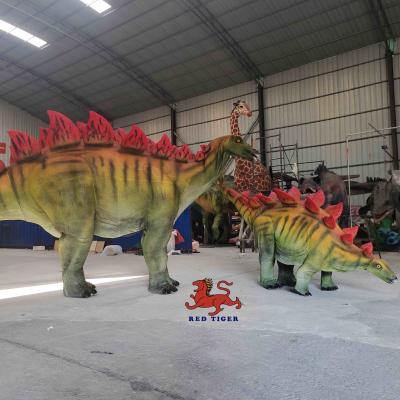 Китай Пользовательский костюм аниматронного стегозавра для тематических парков продается