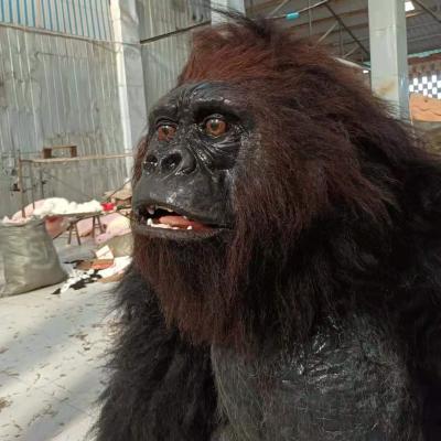 China Theme Park Realistic Animatronic Animal Gorilla Costume for sale