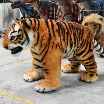China Amusement Park Performance Realistic Animatronic Tiger Costume Customized for sale