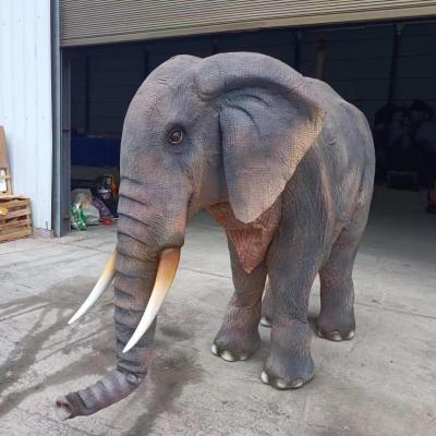 China Customized Performance Realistic Animatronic Elephant Animal Double Person Costume for Sale for sale