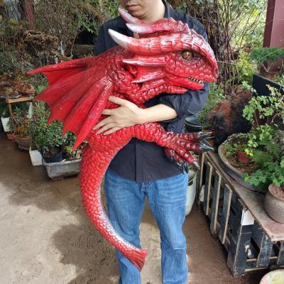 China Amusement Park Animatronic Realistic Baby Dragon Puppet for sale