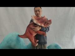 Тематический парк Реалистичный аниматоронный динозавр T Rex с движением и звуковой настройкой