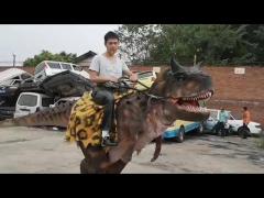 Handmade Simulation Animatronic Dinosaur Costume In Costume Party