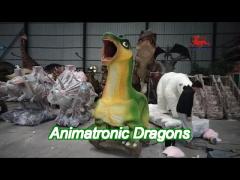2.5m height animatronic dinosaur customized basket shoot