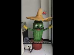 theme park cartoon animatronic plant high quality cactus for sale