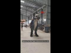 animatronic dinosaur star wars tauntaun ride on costume in festival parade event